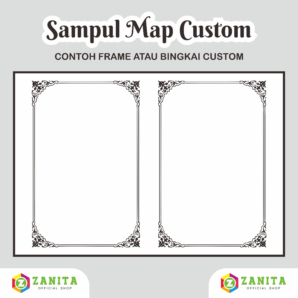 Jual BINGKAI/FRAME CUSTOM UNTUK MAP RAPORT MAP IJAZAH MAP SERTIFIKAT ...