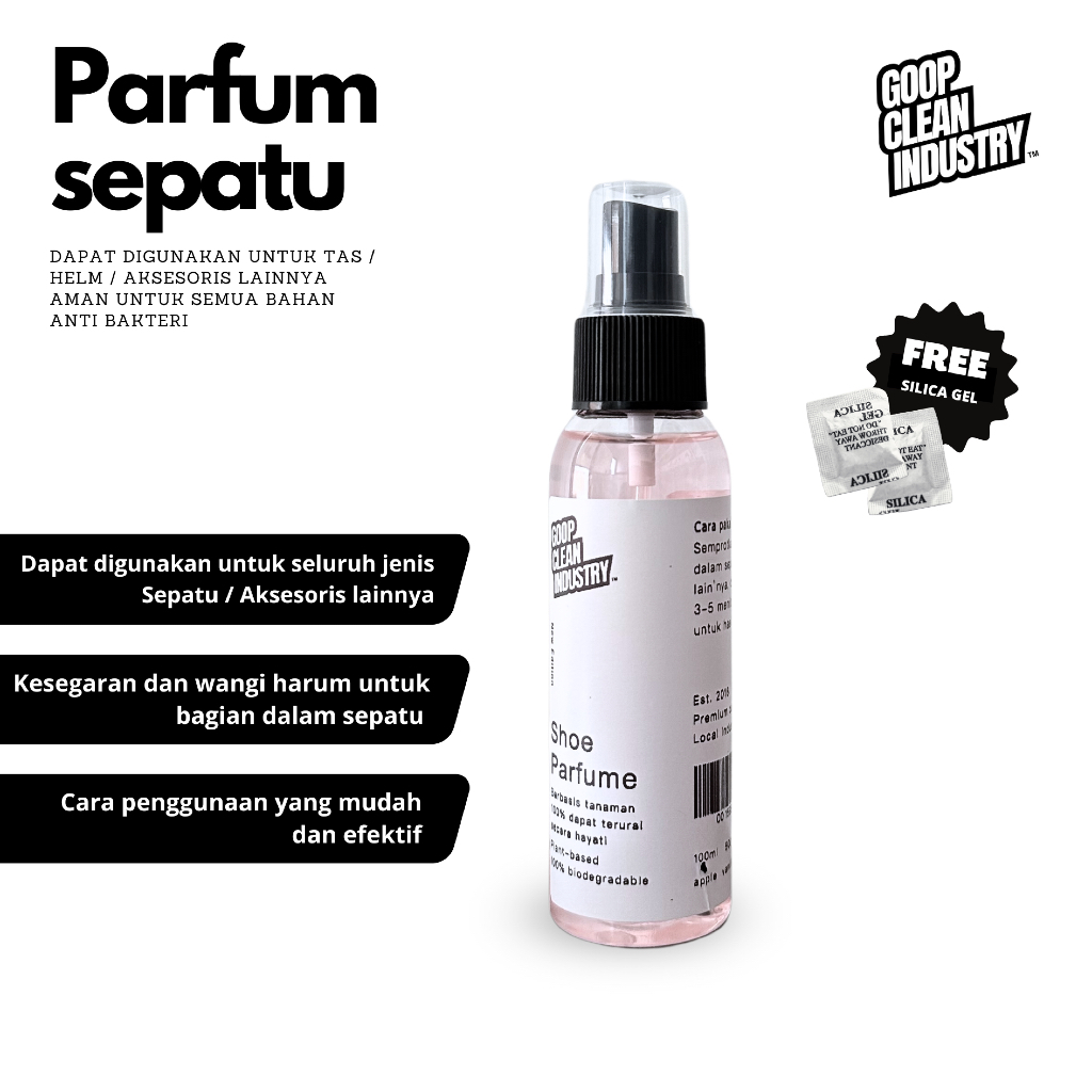 Jual GOOP Deodorant Shoe 100ml - Parfum sepatu anti bakteri Anti Bau ...