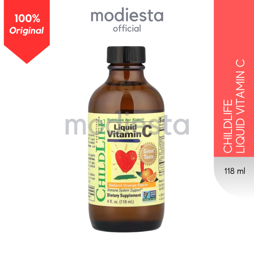 Jual ChildLife Essentials Liquid Vitamin C Natural Orange 4 fl oz (118 ...