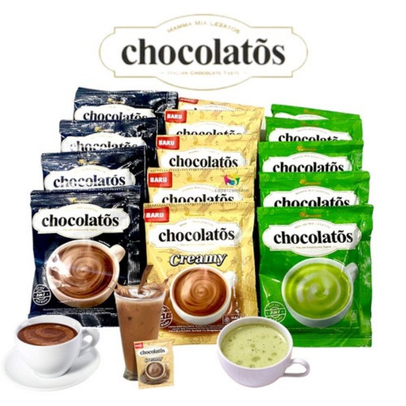 Jual Chocolatos Drink Minuman dengan chocolate premium 27 gr (10 pcs ...
