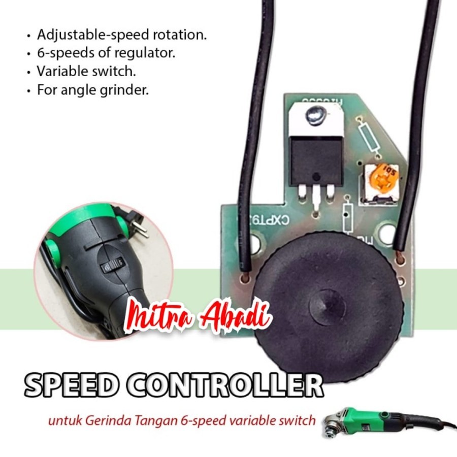 Jual Speed Controller Gerinda Tangan 6 Speed Variable Adjustable ...