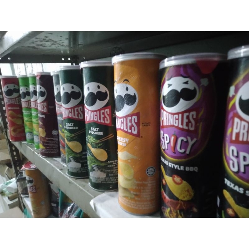 Jual pringles all varian rasa kentang net 102g | Shopee Indonesia