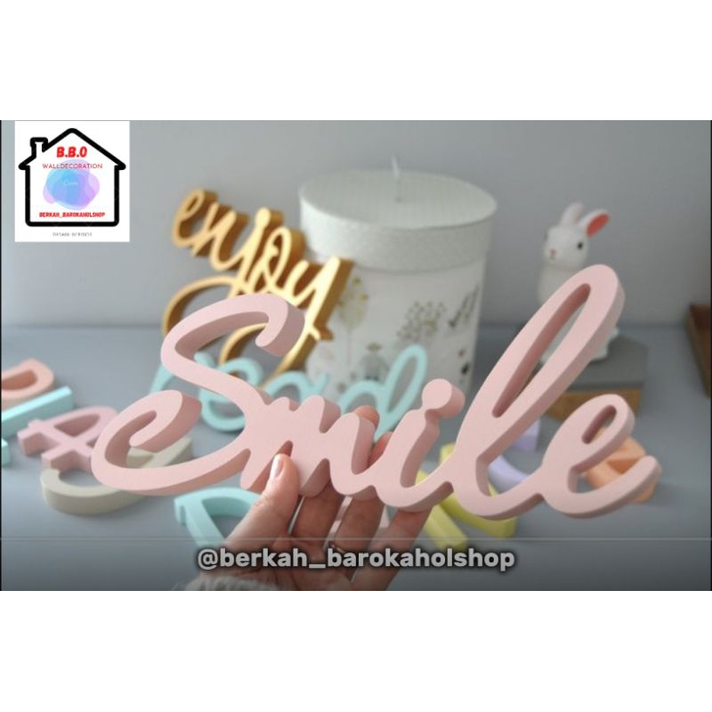 Jual Huruf Timbul Huruf ukir Huruf Custom Hiasan dinding Dekorasi ...