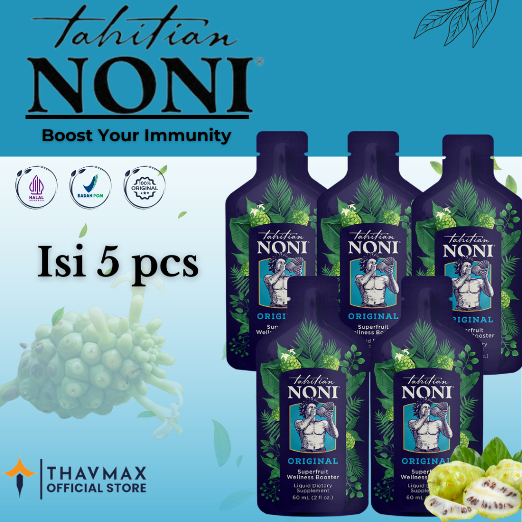 Jual Tahitian Noni Liquid Supplement 5 pcs New 60ml Original | Mengkudu ...