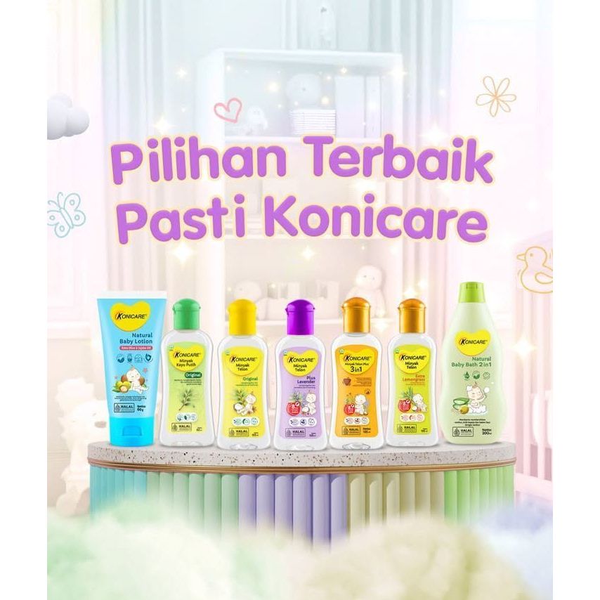 Jual KONICARE Minyak TELON / DIAPER RASH CREAM / BABY LOTION / HAIR ...