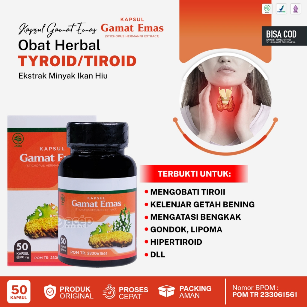 Jual Obat Tiroid/Thyroid, Kelenjar Getah Bening/Bengkak, Gondok ...