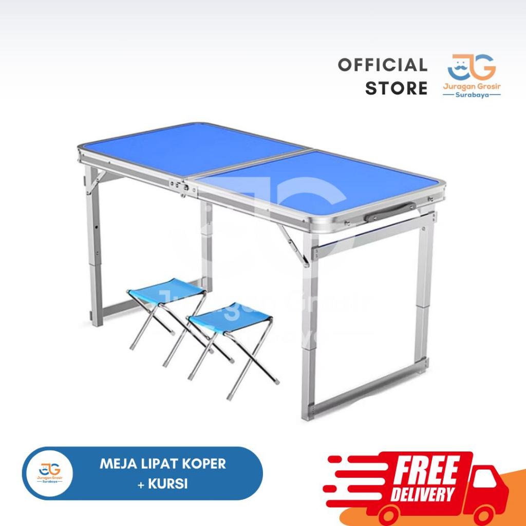 Jual (JGS) Meja Lipat Dengan Bentuk Koper + Kursi / Meja Lipat Portable ...