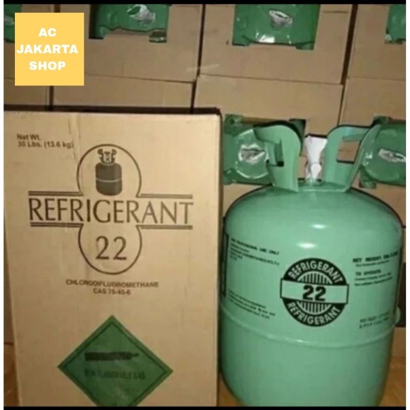 Jual FREON REFRIGERANT R22 ISI 13.6 KILO SEGEL PABRIK | Shopee Indonesia