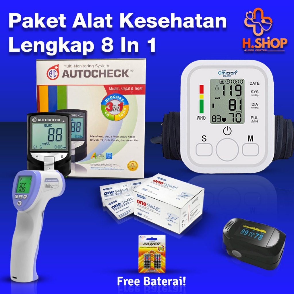 Jual Paket Lengkap Alkes 5 IN 1 / Autocheck 3in1 Monitoring System ...