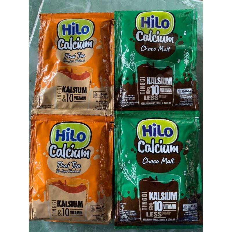 Jual Hilo Calcium Sachet Aneka Rasa 10 Pcs Thai tea/Choco Malt | Shopee ...