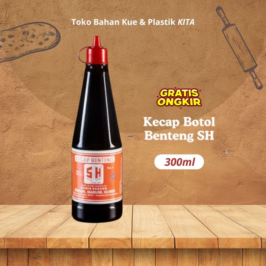 Jual Kecap Manis Sedang Benteng SH 100% HALAL (300ml) | Shopee Indonesia