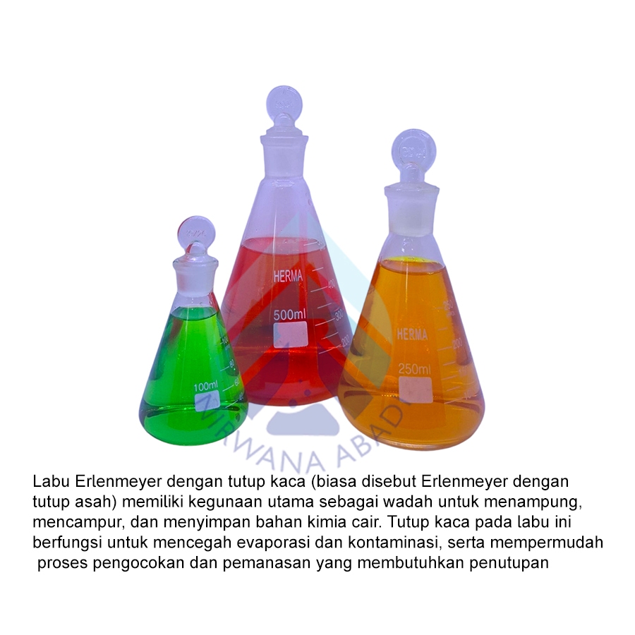 Jual Labu Erlenmeyer Tutup Asah RRC Erlenmeyer Flask Glass Stopper China | Shopee Indonesia