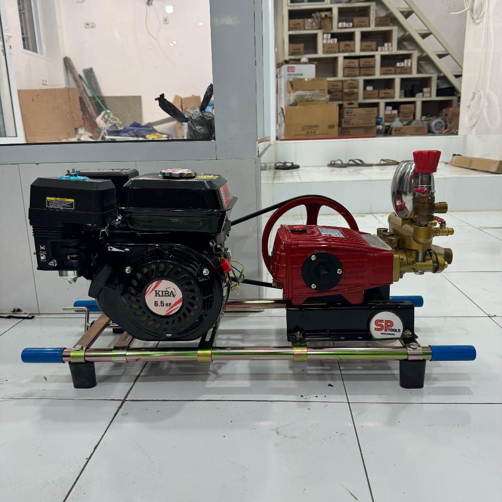 Jual MESIN POMPA SPRAYER JET CLEANER BENSIN / STIM STEAM MOBIL MOTOR SANCHIN 30 + ENGINE CHINA ...