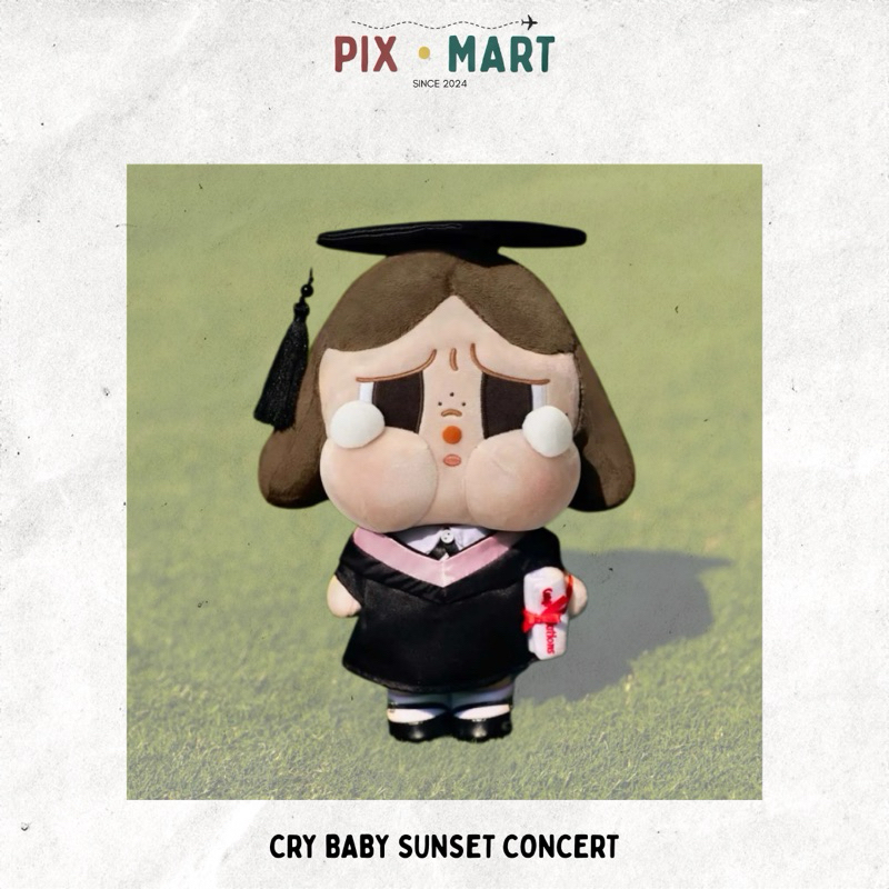 Jual (ORIGINAL) POP MART CRYBABY Sunset Concert Series Plush Doll ...