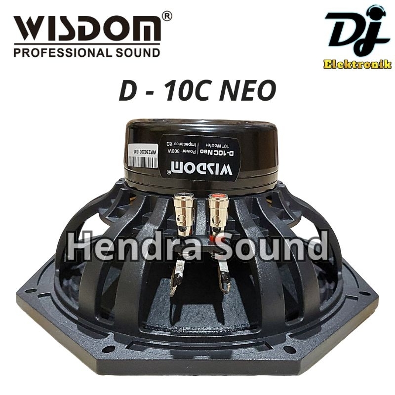 Jual WISDOM D-10C / D10-C / D10C NEO - Speaker Komponen (10 inch) NEO ...
