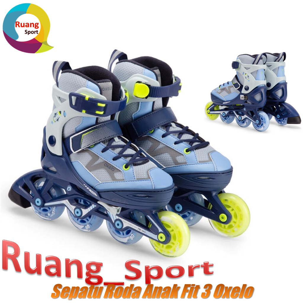 Jual Oxelo Sepatu Roda Anak FIT 3 Inline Skate Fitness Power Original ...