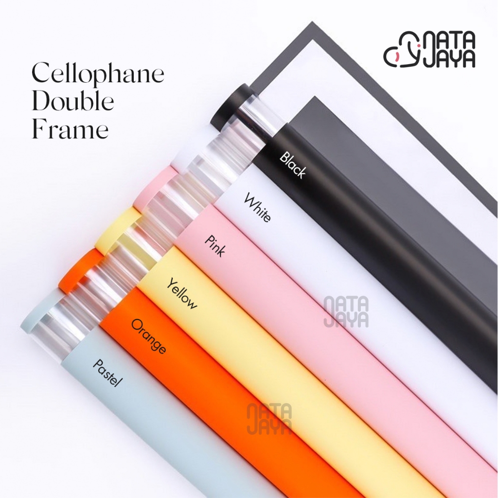 Jual Kertas Cellophane Paper (DOUBLE FRAME) Kertas Cello Buket Bunga ...
