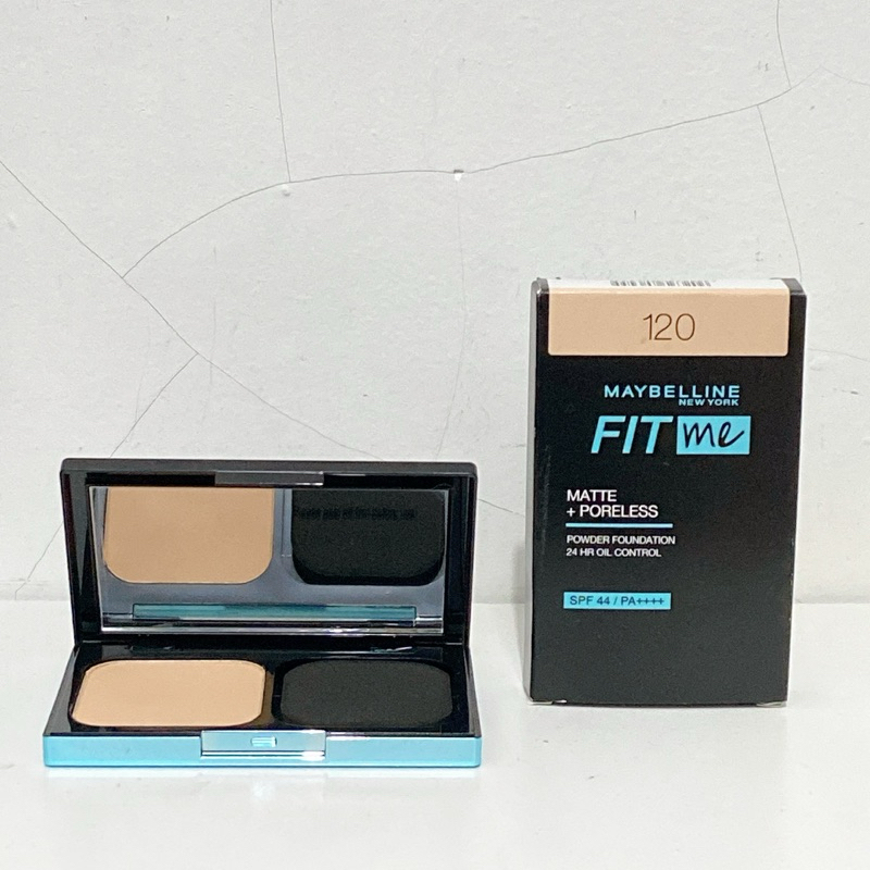 Jual Maybelline Fit Me Matte Poreless Powder Foundation SPF44 | Shopee ...
