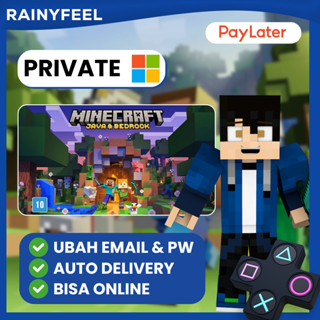 Jual Minecraft Java & Bedrock Original Microsoft Store Private Account ...