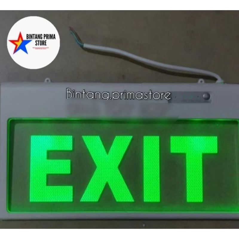 Jual Lampu Petunjuk EXIT / Lampu Sign / Lampu EXIT LED Tipe Tulisan ...