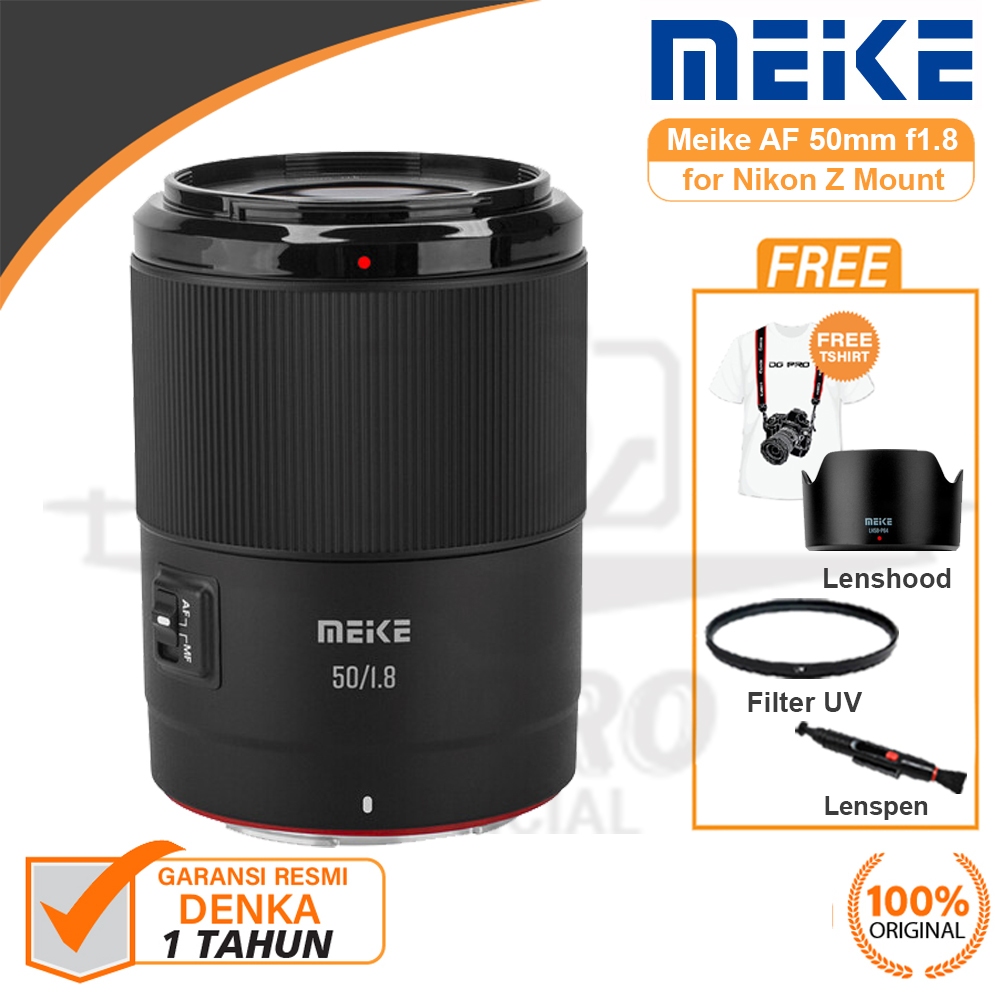 Jual Lensa Meike AF 50mm f1.8 for Nikon Z Mount / Meike 50 mm f/1.8 Fix ...