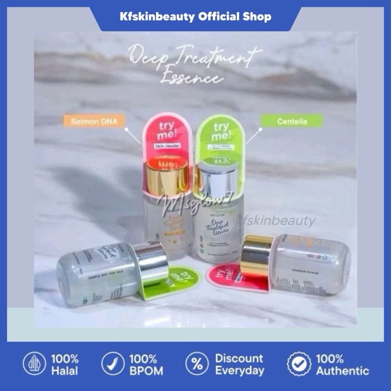 Jual MS GLOW - Deep Treatment Essence Centella /Deep Treatment Essence ...