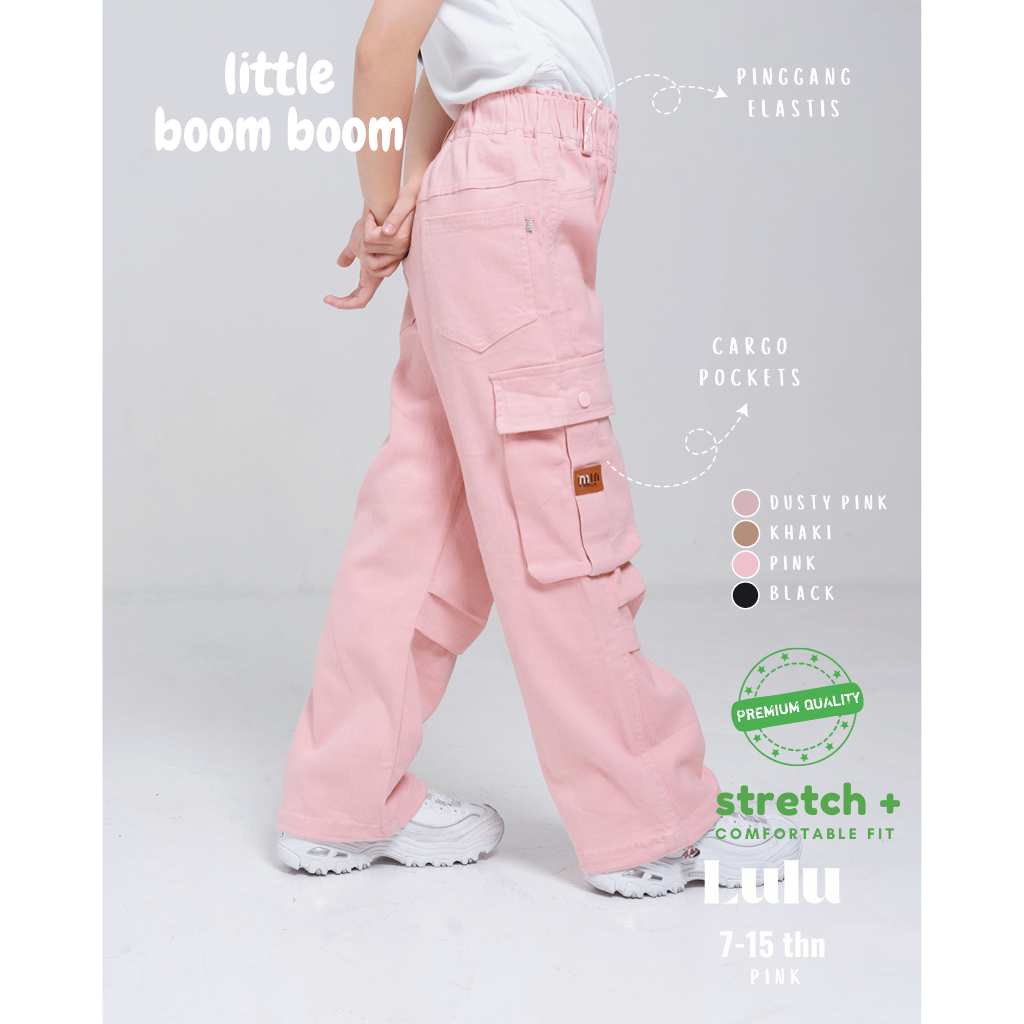 Jual LITTLE BOOM BOOM - Celana Cargo Anak Perempuan Warna 1- 12 Tahun ...