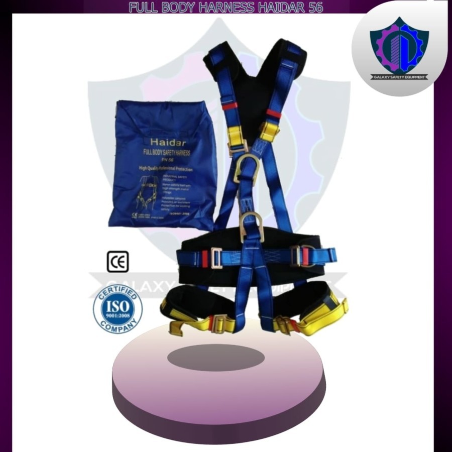 Jual FULL BODY HARNESS HAIDAR PN 56 ORIGINAL 5D RING HARNESS | Shopee ...