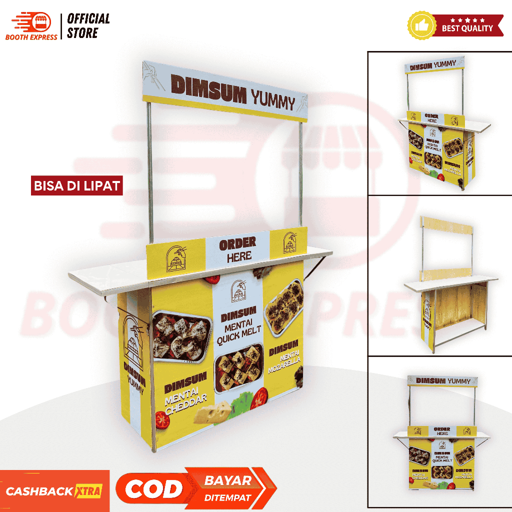 Jual Booth Express - Booth Portable Meja Samping / Booth Lipat Simple ...