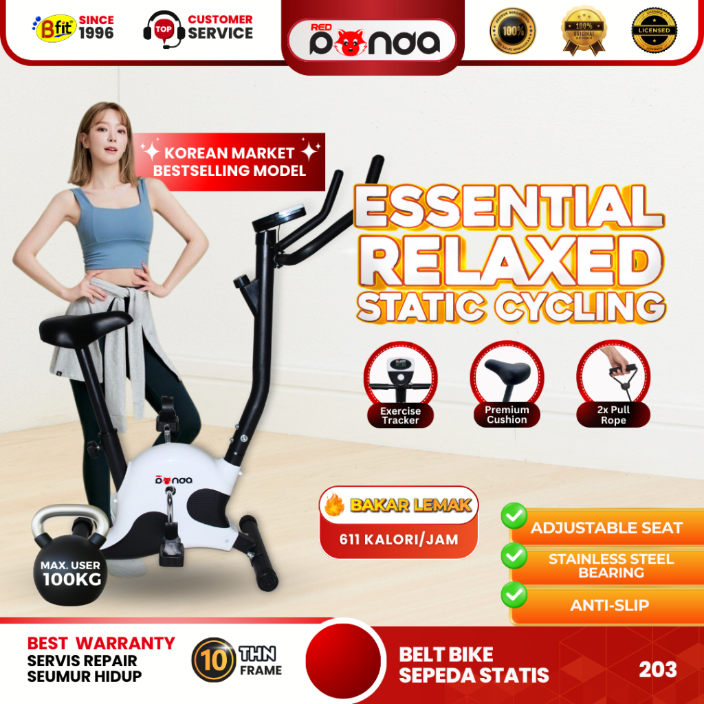 Jual (SEMARANG) Sepeda Statis REDPANDA 203B Exercise Bike Sepeda ...