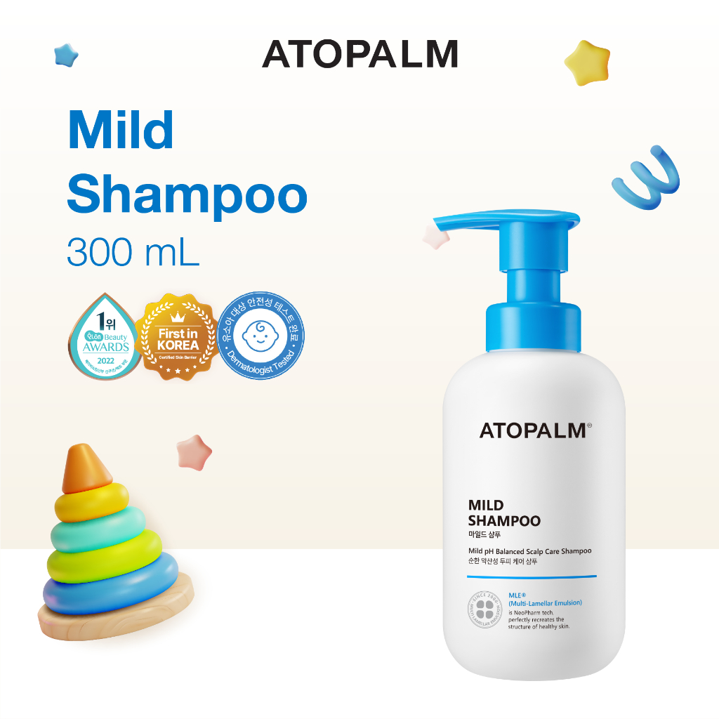 Jual ATOPALM Mild Shampoo 300ml - Shampo Mandi Bayi | Shopee Indonesia