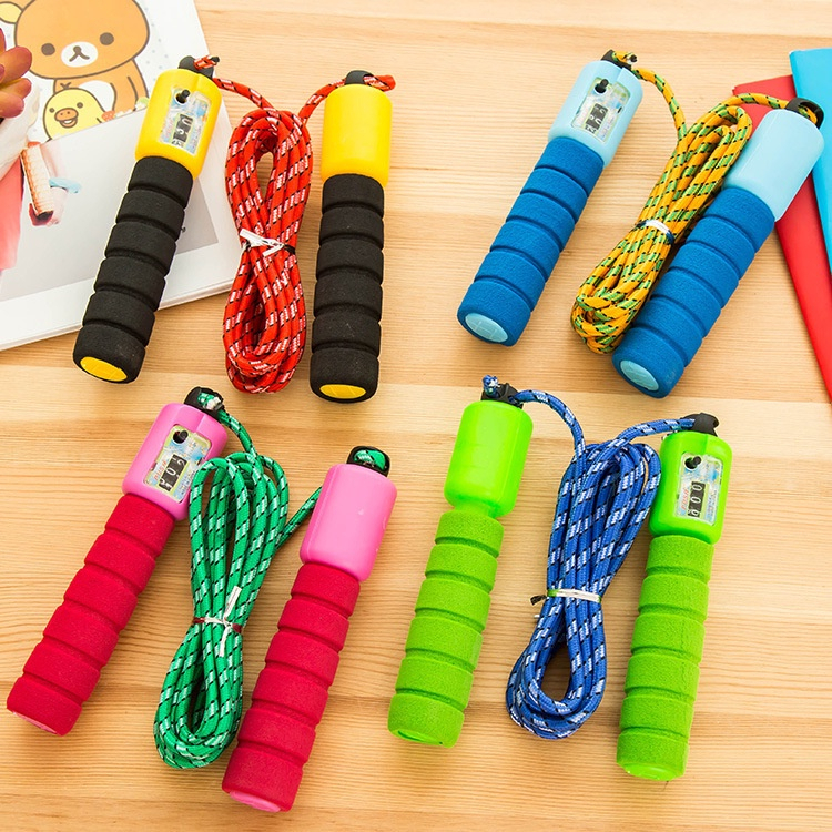 Jual Tali Skipping dengan Penghitung Lompatan Otomatis Jump Rope Anti ...