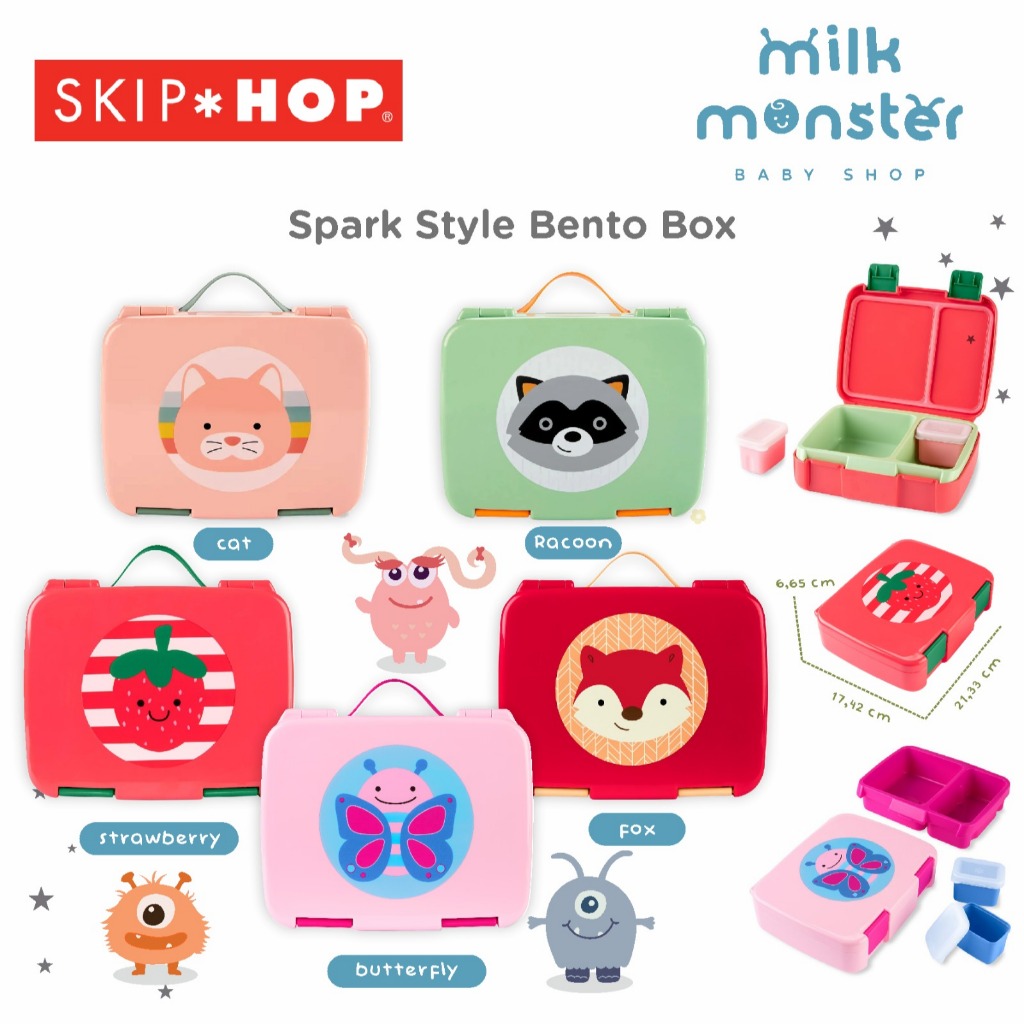 Jual Skip Hop Spark Style Bento Box / Lunch box tempat bekal anak ...