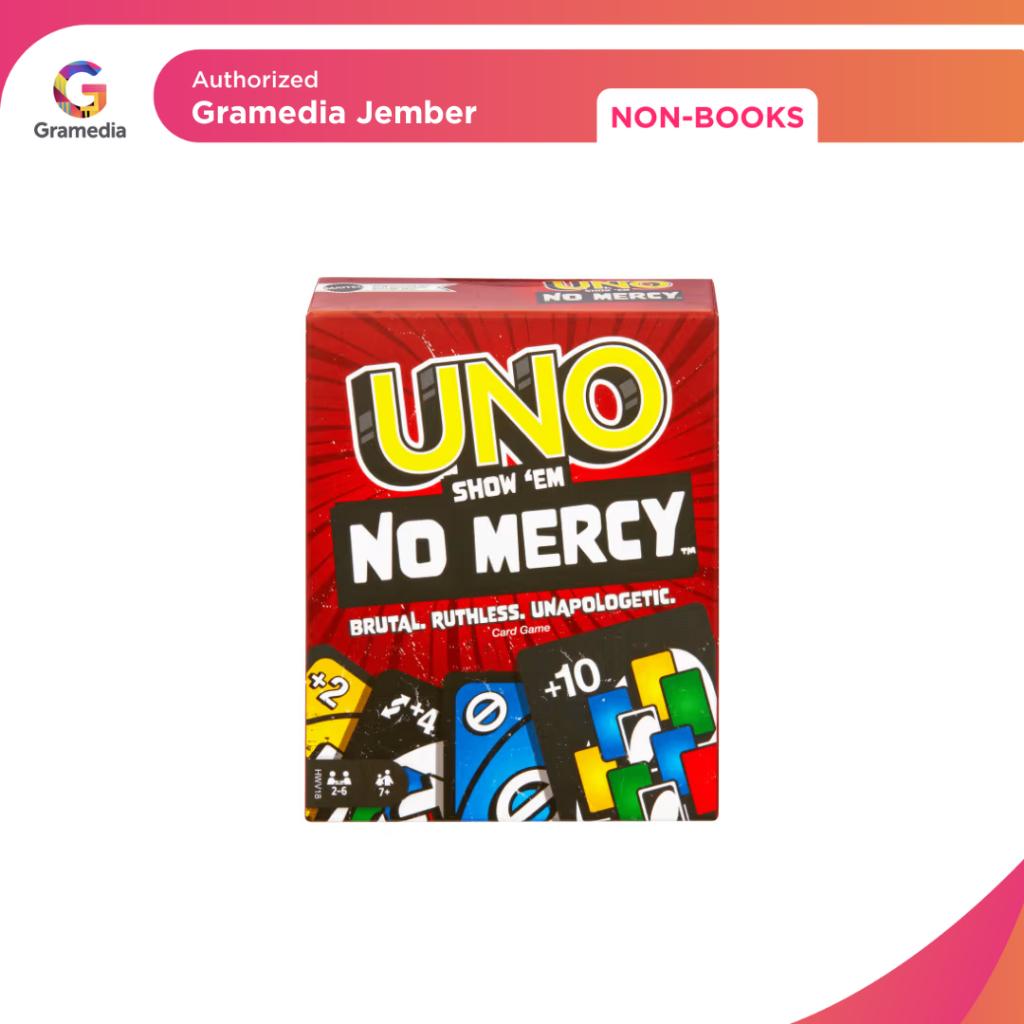 Jual UNO Show ‘Em No Mercy Card Game For Kids, Adults & Family Night ...