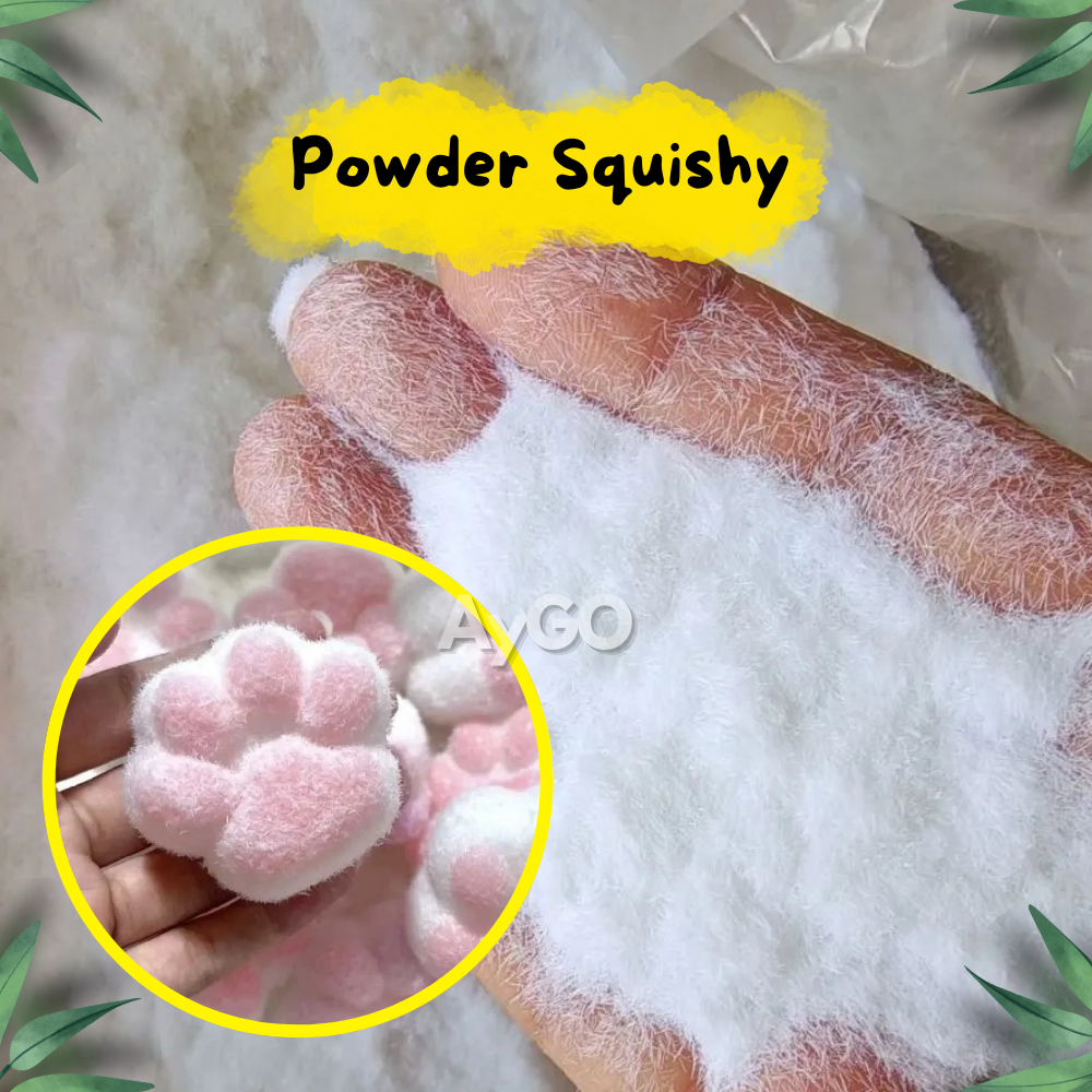 Jual Powder untuk Squishy / Flocking powder / Talcum powder / Bulu ...