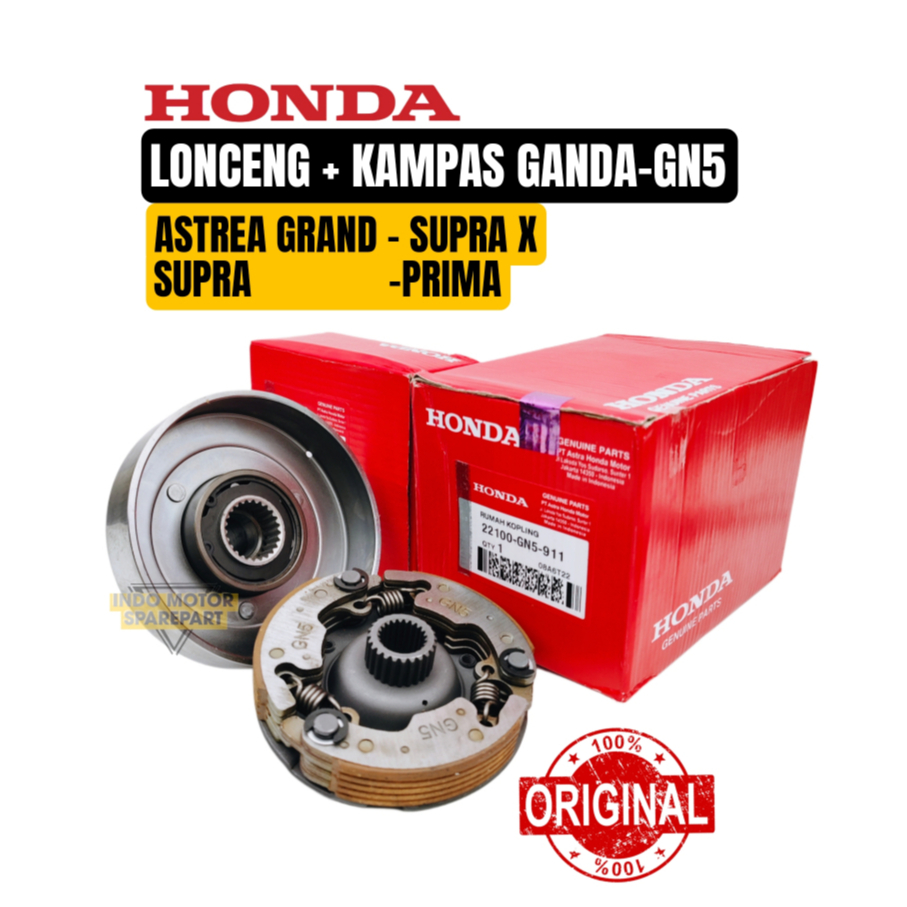 Jual ORIGINAL LONCENG MANGKOK KOPLING SET KAMPAS GANDA HONDA GRAND SUPRA X SUPRA PRIMA GN5 ...