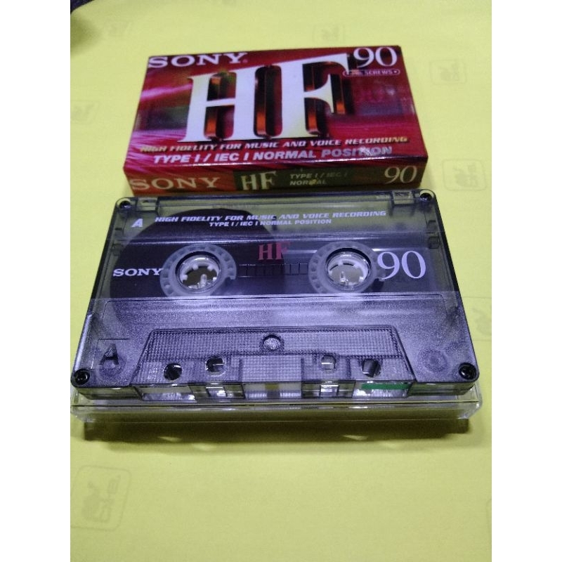 Jual Kaset Pita SONY HF-90 TYPE I / Normal Position SEGEL(kosongan) | Shopee Indonesia