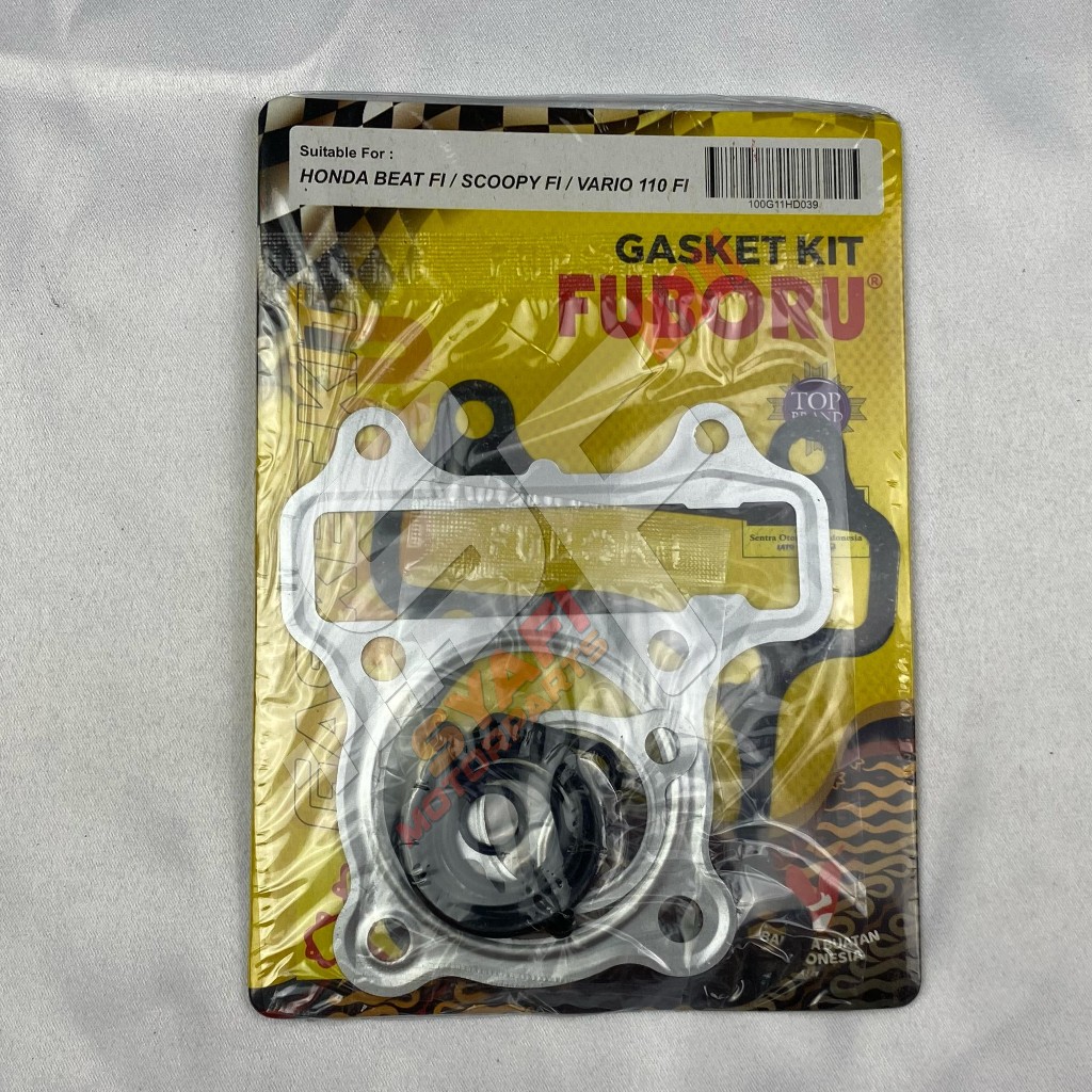 Jual PAKING TOP SET BEAT FI / SCOOPY FI / VARIO 110 FI GASKET FUBORU ...