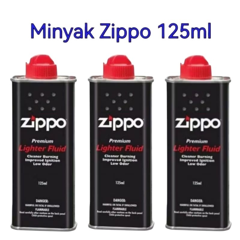Jual Minyak Zippo Original 125ml tersedia paket komplit | Shopee Indonesia