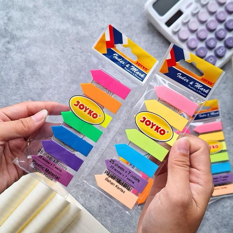 Jual Sticky notes Arrow 7 warna Index mark penanda | Shopee Indonesia
