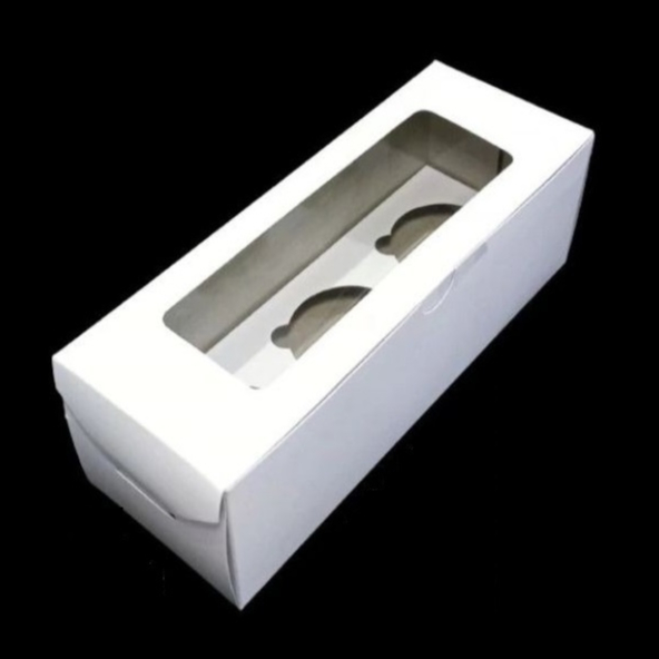 Jual 10 Pcs Box Duplex Kemasan Cupcake Isi 3 Ukuran 9x25x9cm Frame ...