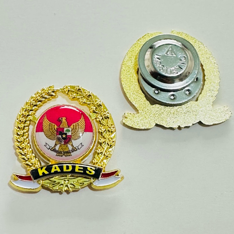 Jual pin/lencana kades model Padi dan Kapas | Shopee Indonesia
