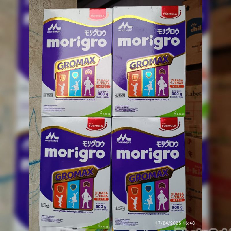 Jual Morigro Gromax Ukuran 800gr Kemasan Box Usia 1-12Tahun Rasa Vanila ...