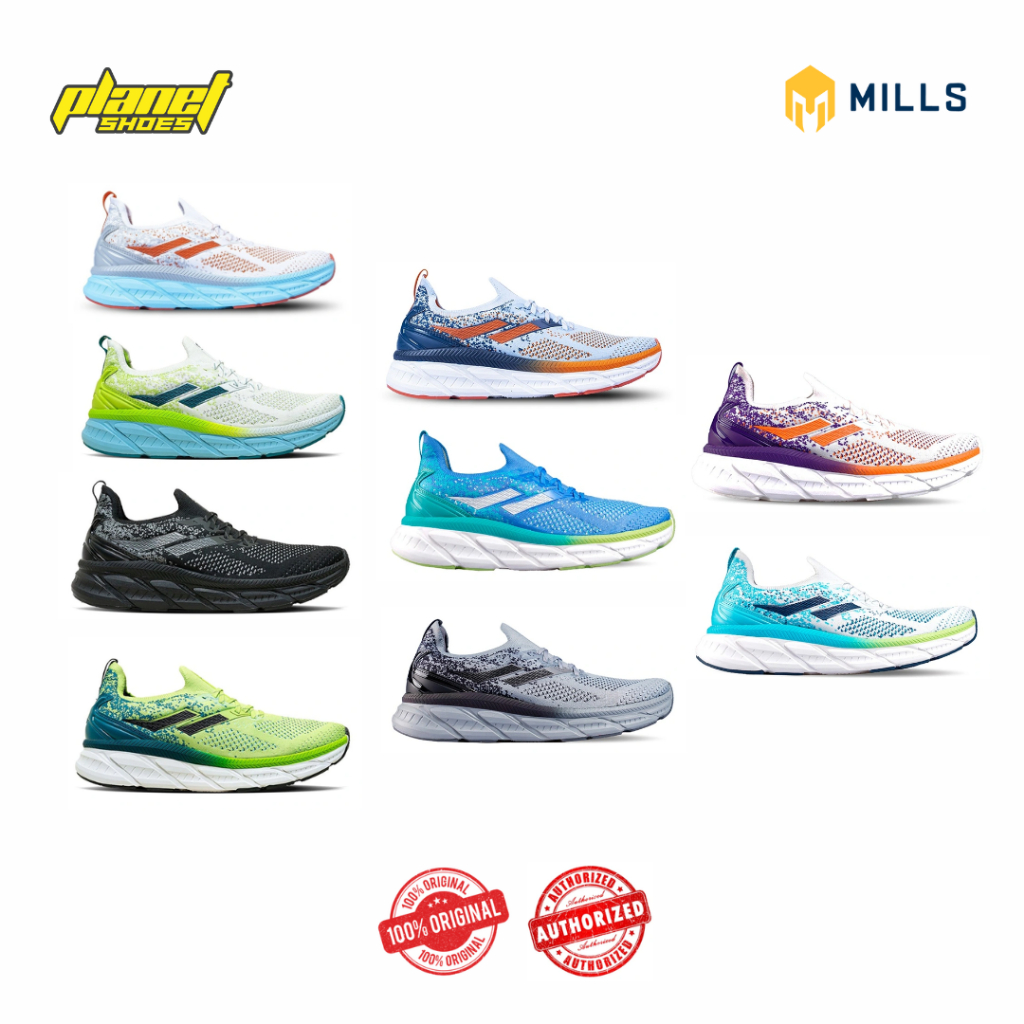 Jual MILLS RUNNING SHOES ENERMAX NANOKNIT | Shopee Indonesia