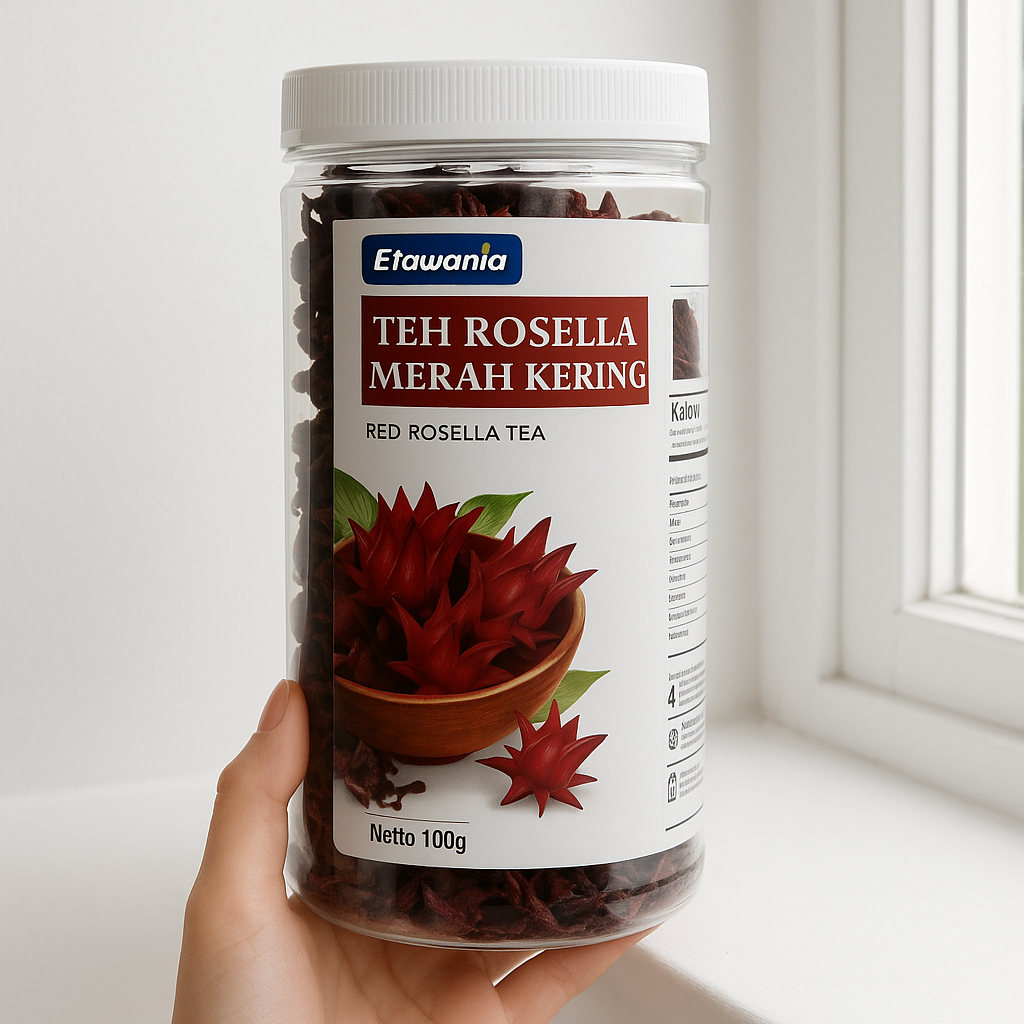 Jual Etawania Teh Bunga Rosella Merah Kering 100g | Shopee Indonesia