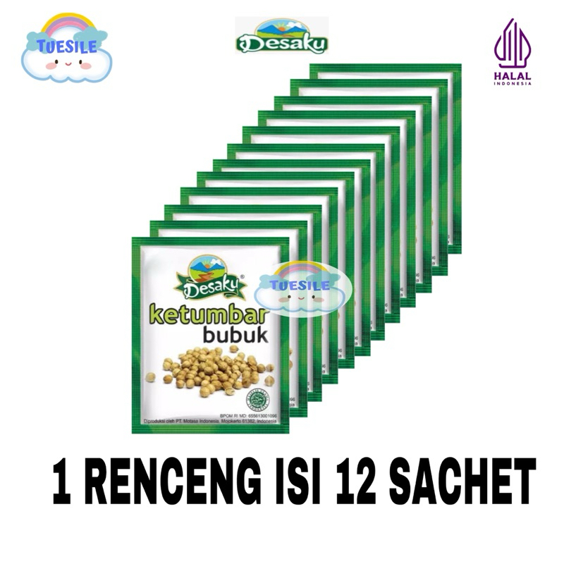 Jual Desaku Ketumbar Bubuk 1 Renceng Isi 12 Pcs/Sachet | Shopee Indonesia