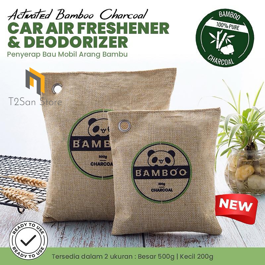 Jual Penyerap Bau Mobil & Ruangan Arang Bambu / Activated Bamboo ...