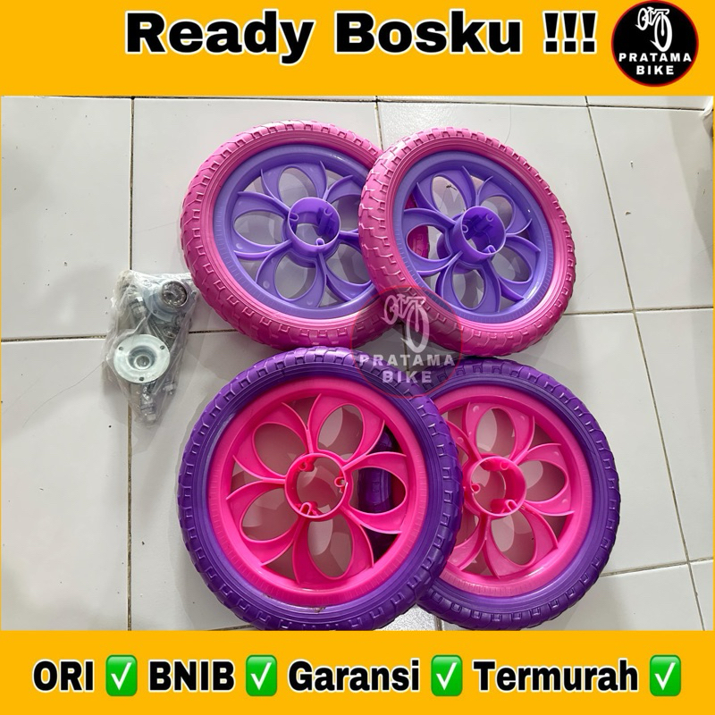 Jual Rim Velg PVC Roda Ban Mati Busa Eva Sepeda Anak Mini CTB BMX 12 ...