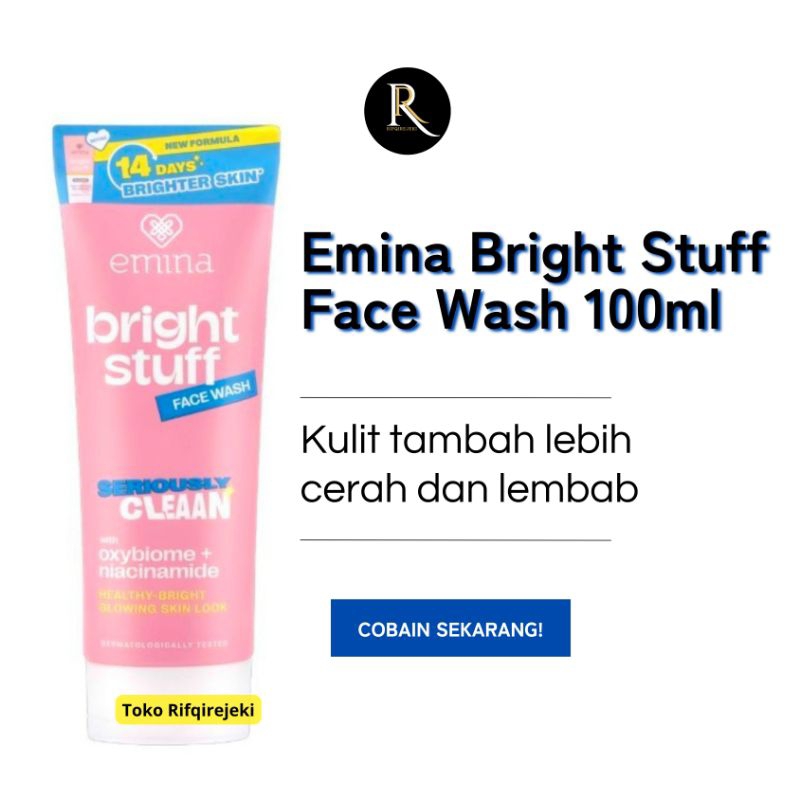 Jual Emina Face Wash Bright Stuff 50/100 ml Emina Sabun Cuci Muka ...