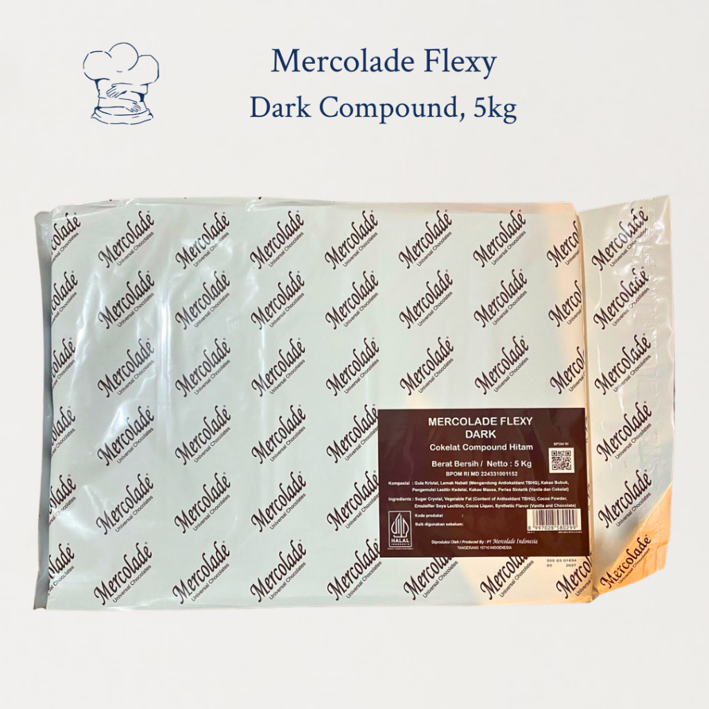 Jual Mercolade Flexy Dark Compound 5kg – Cokelat Compound Fleksibel ...